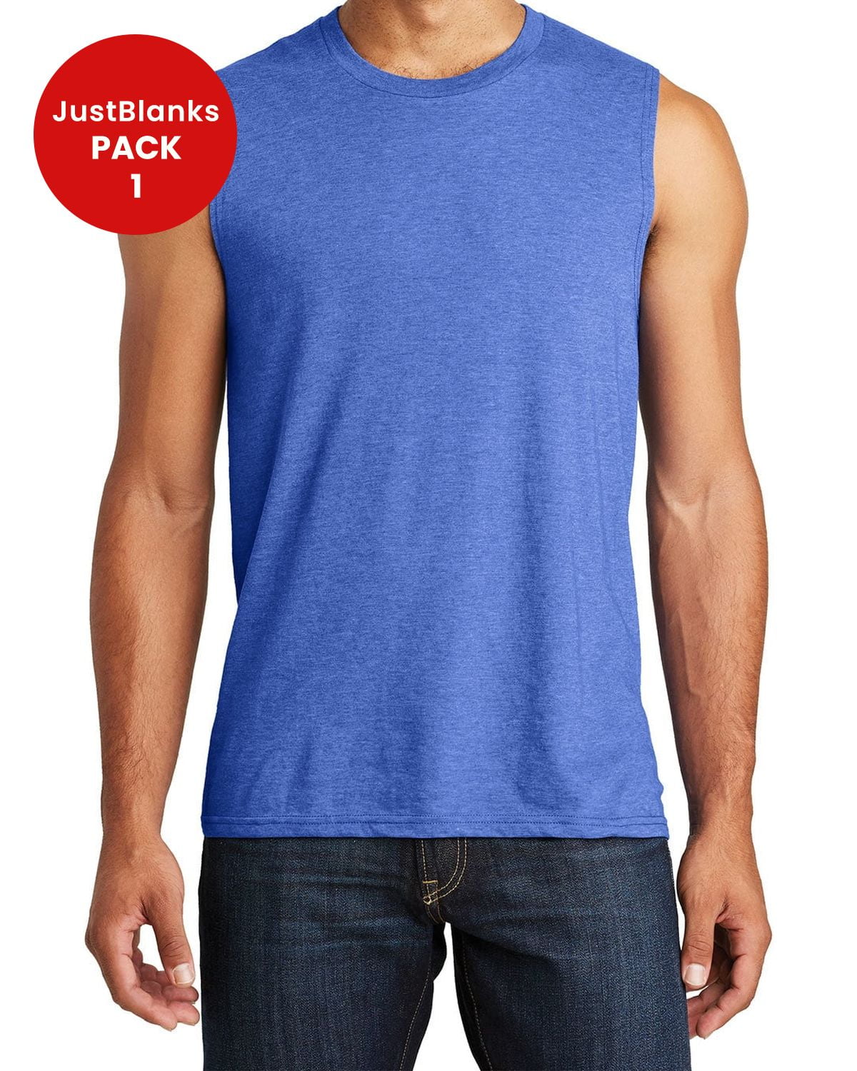 JustBlanks Young Mens V.I.T. Muscle Tank Strengthen your look with this ...