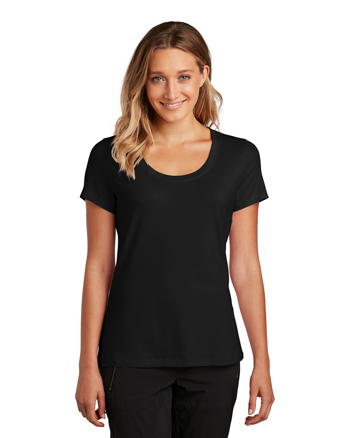 District Womens Flex Scoop Neck Tee Dt7501
