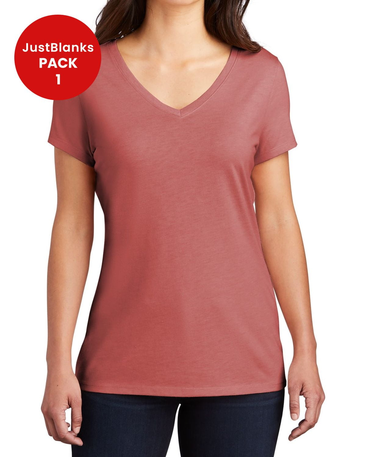 JustBlanks Women Perfect Tri Shoulder to shoulder taping 4.5 ounce V ...