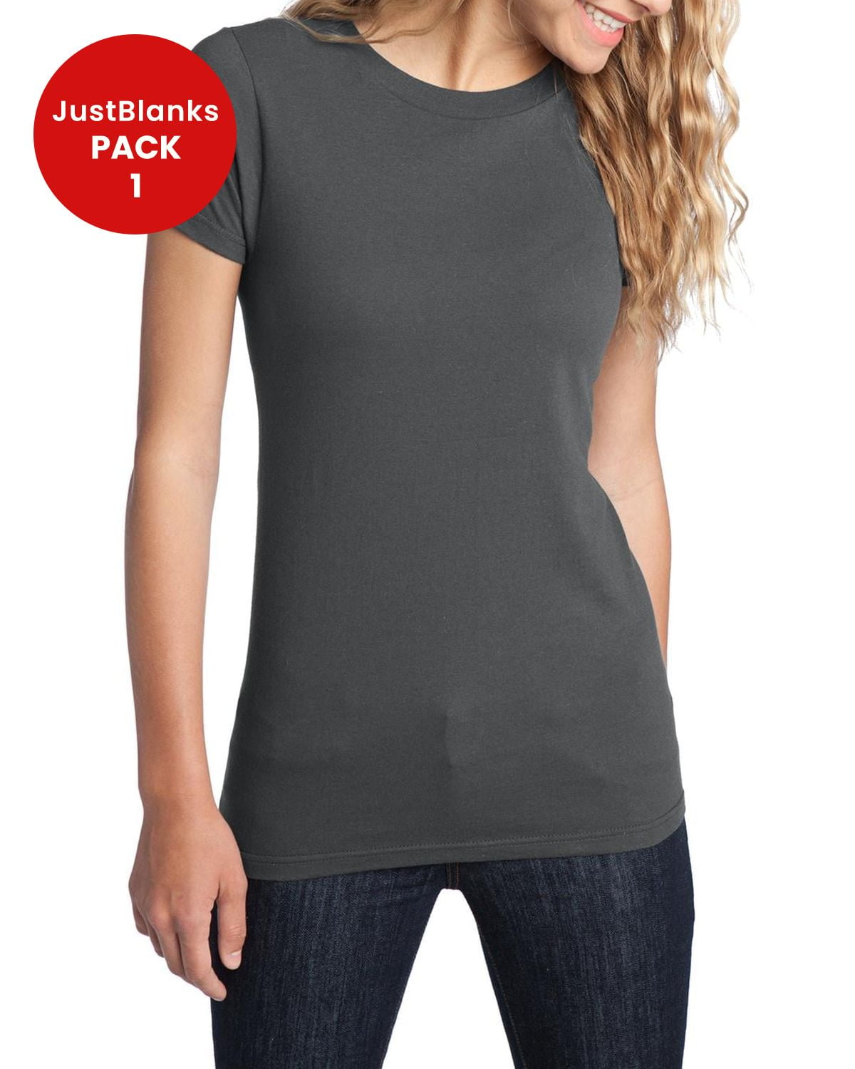JustBlanks Women's Fitted The Concert Tee This tee rocks with comfort ...