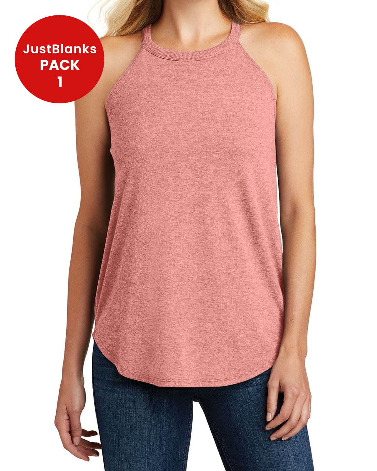 JustBlanks Women's Perfect Tri Rocker Tank Tri-Blend fabric infuses ...