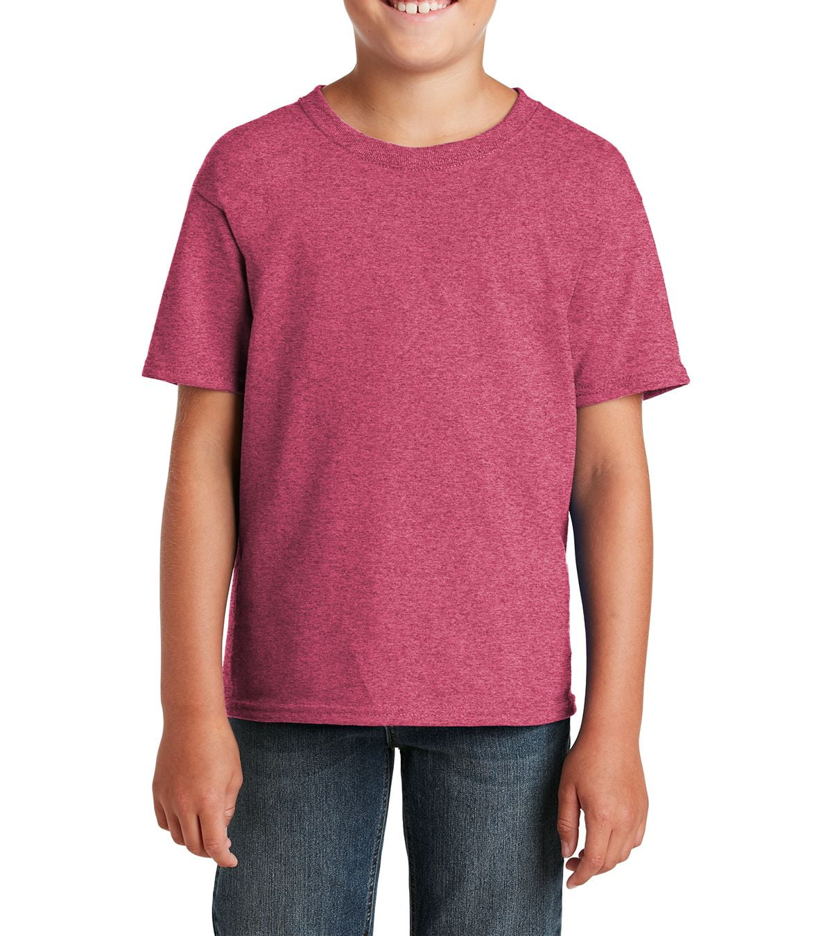 JustBlanks Youth DRI-POWER ACTIVE T-Shirt Shoulder To Shoulder Taping ...