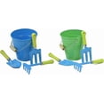 G & F Products JustForKids Kids Garden Tool Set, 2-Pack with Pails ...