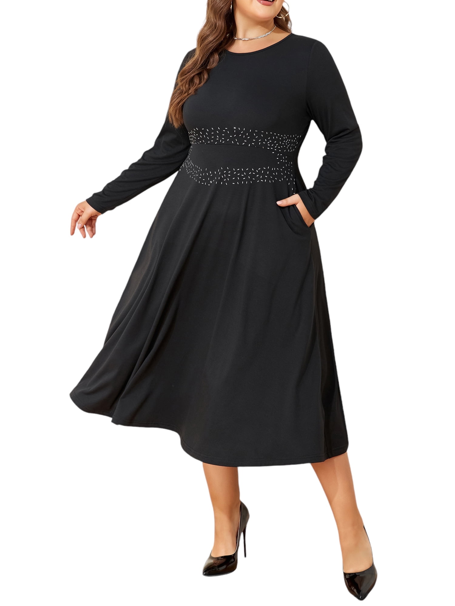 JustVH Women Plus Size Formal Dress Evening Party Cocktail Prom Ball ...