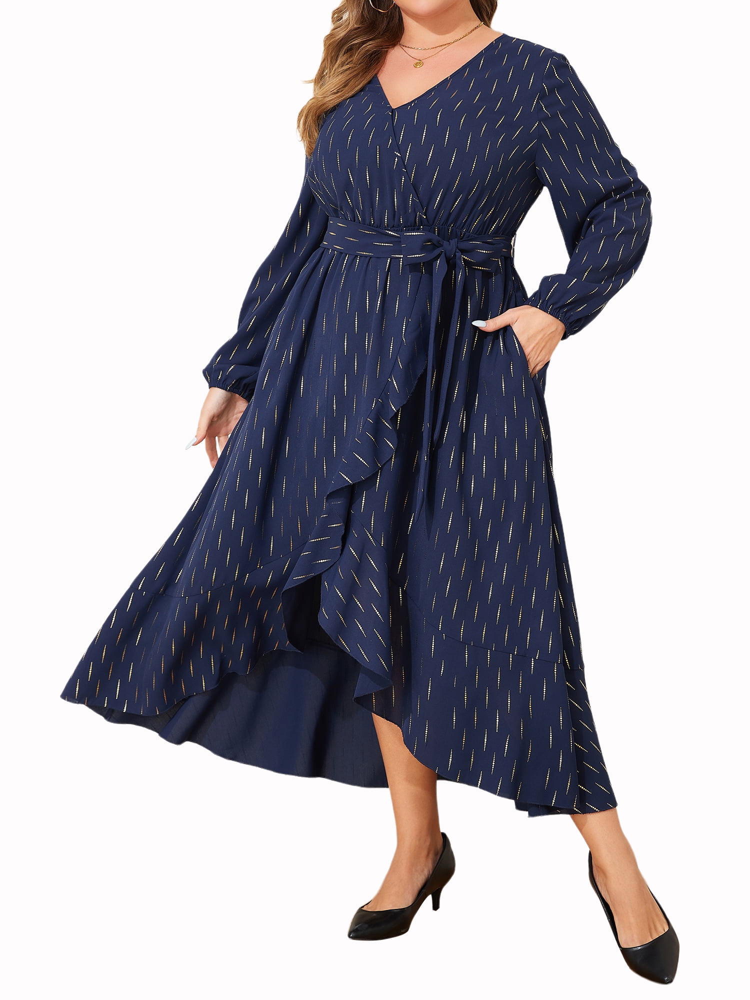 JustVH Women Plus Size Formal Dress Evening Party Cocktail Prom Ball ...