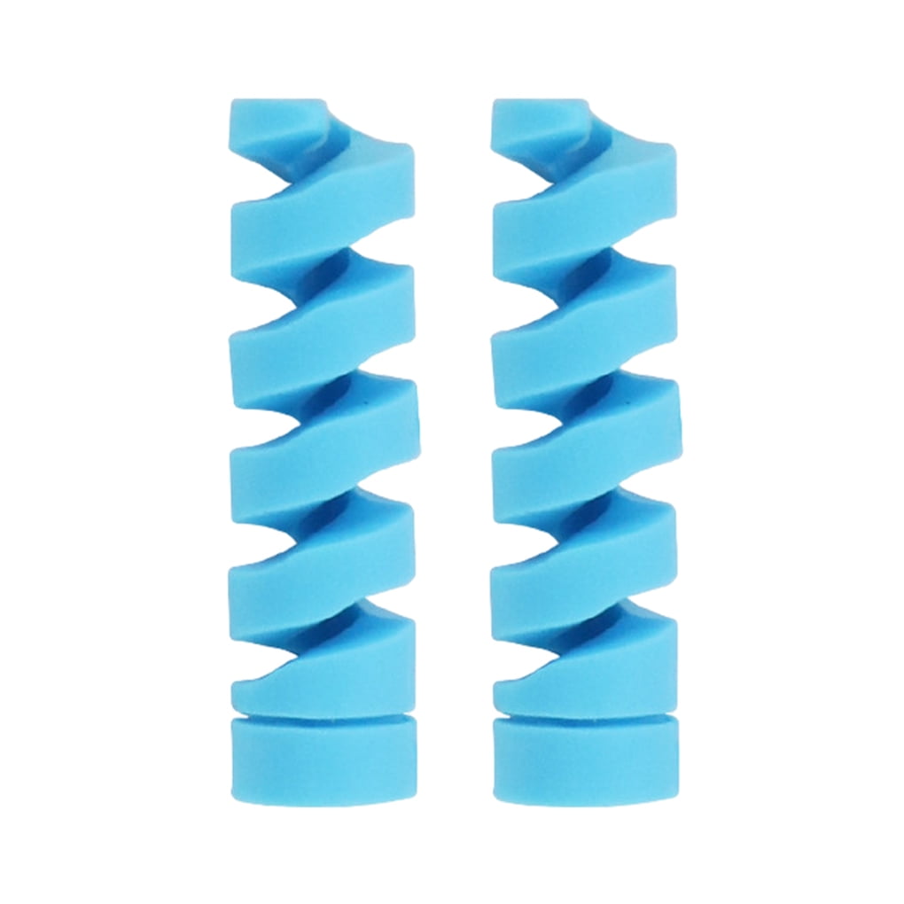 Justhard 2pcs Silica Gel Durable And Soft Silicone Cable Protector ...