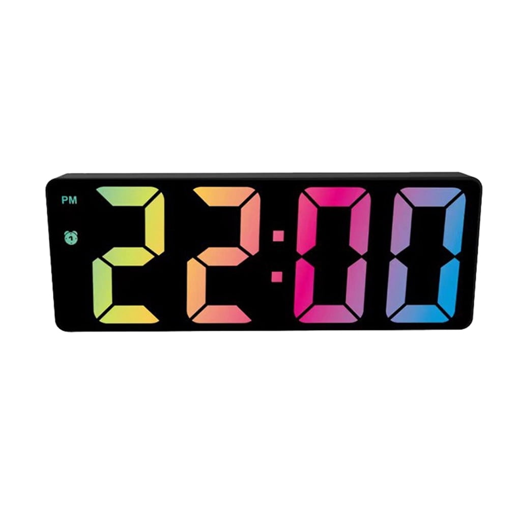 Justhard ABS Materials Digital Alarm Clock With Clear Display ...