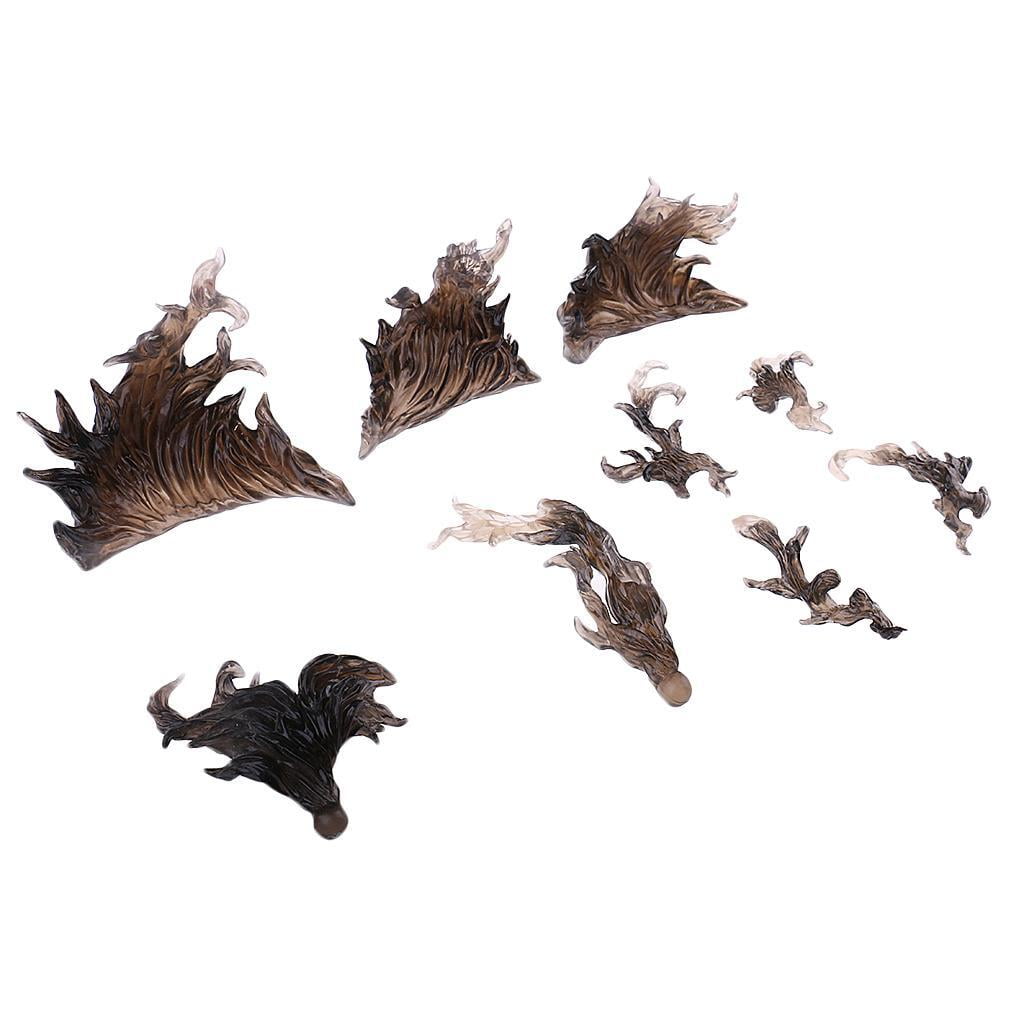 Justhard Flaming Fire Effect Action Figure Display Stand for Ultimate ...