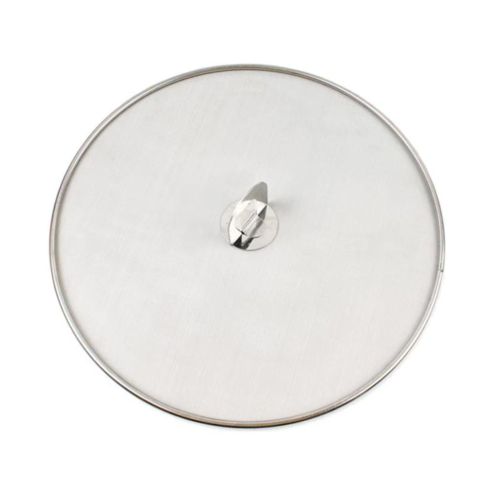 Justhard Frying Pan Lid Stainless Steel Mesh Screen Splatter Spill ...
