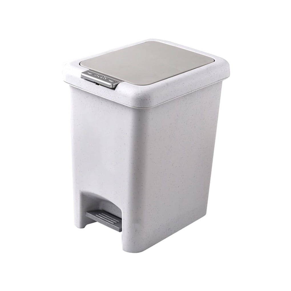 Justhard PP Kitchen Trash Can With Pressure Ring - Say Goodbye To Runny ...