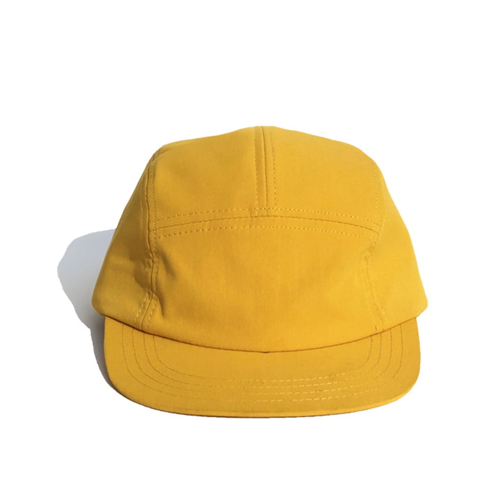Justhard Panel Adjustable Short Plain Baseball Cap Peak Hat Dad Panel ...