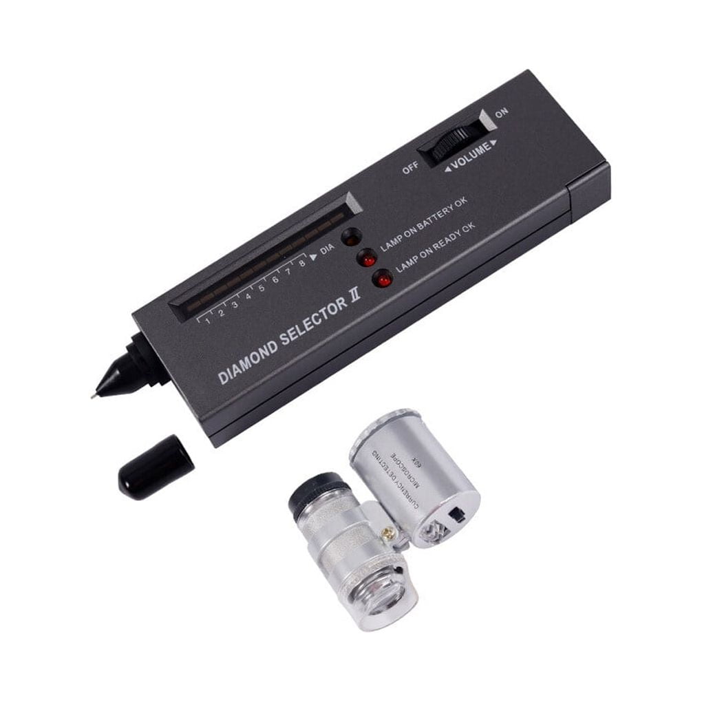 Justhard Portable Stone Tester Magnifying Glass Crystal Jewellery ...