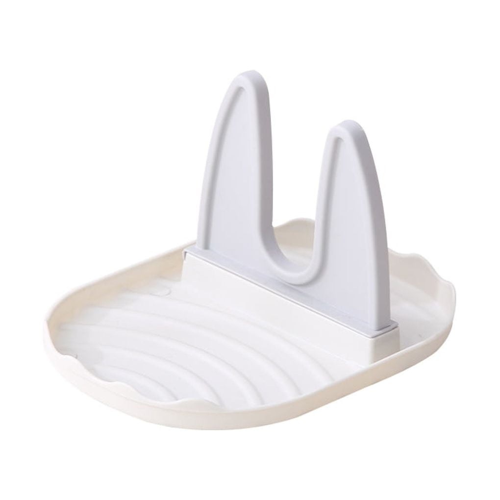 Justhard Pot Lid Holder Plastic Countertop Cookware Spatula Rack