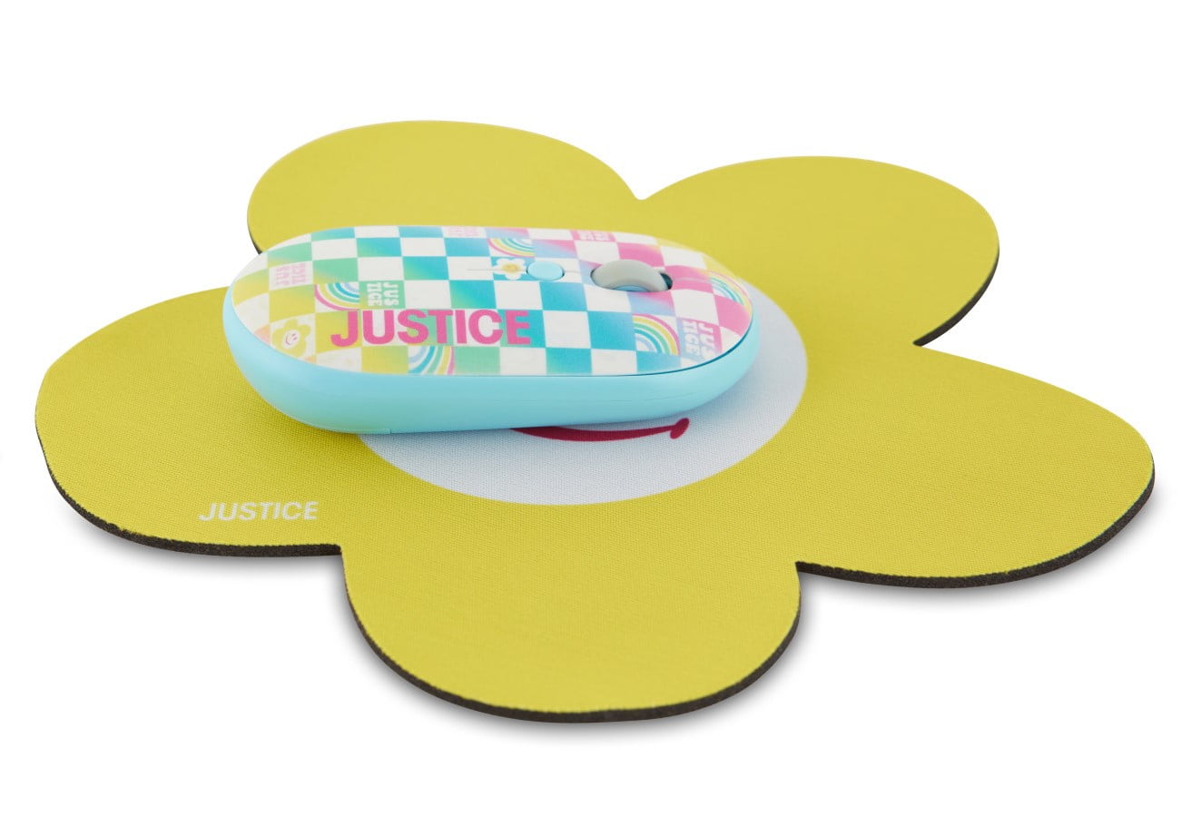 Justice 2.4 Ghz Optical Mouse with Nano USB Receiver and Daisy Shaped ...