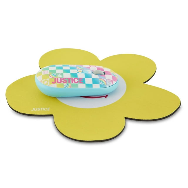 Justice 2.4 Ghz Optical Mouse with Nano USB Receiver and Daisy Shaped ...