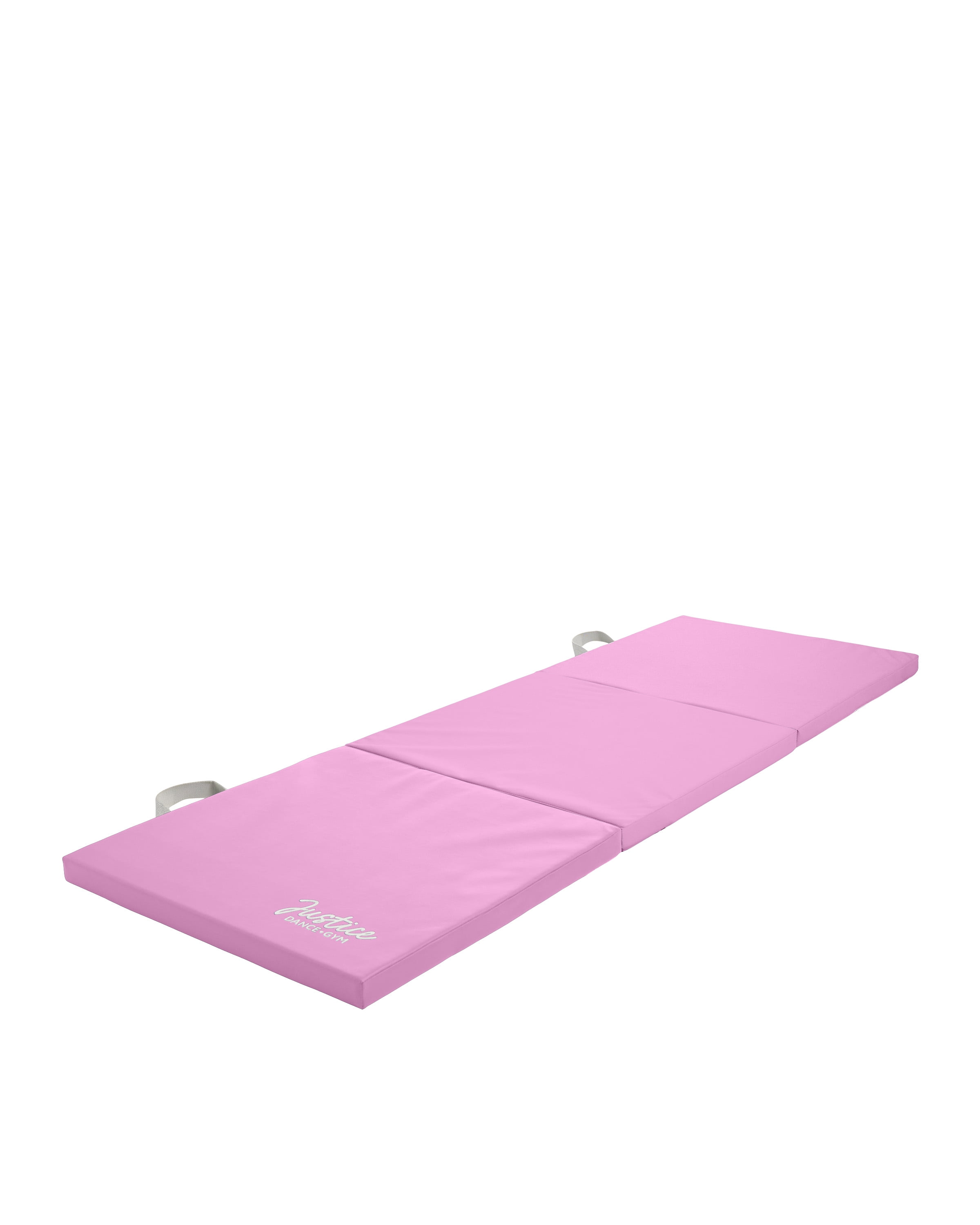 Justice 6' Three Folding Gymnastics Mat with Carry Handles, Light Pink ...