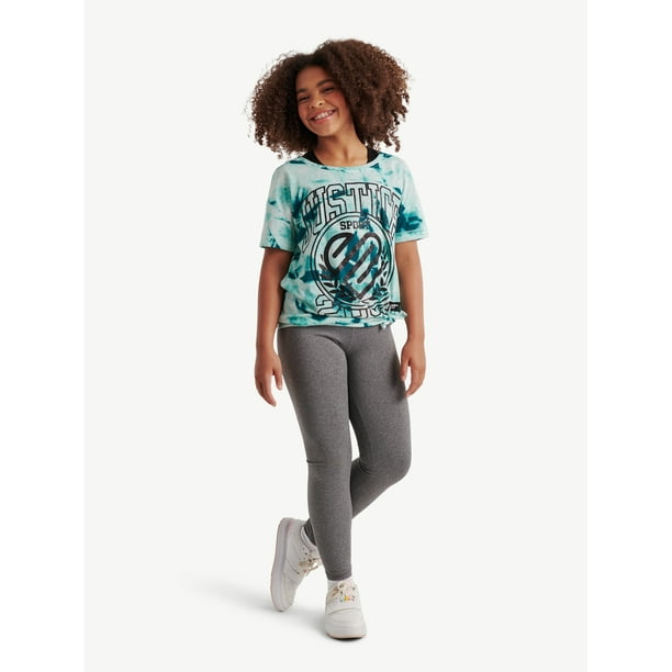 Justice Active Tee and Legging Set, Sizes XS-XLP - Walmart Business ...