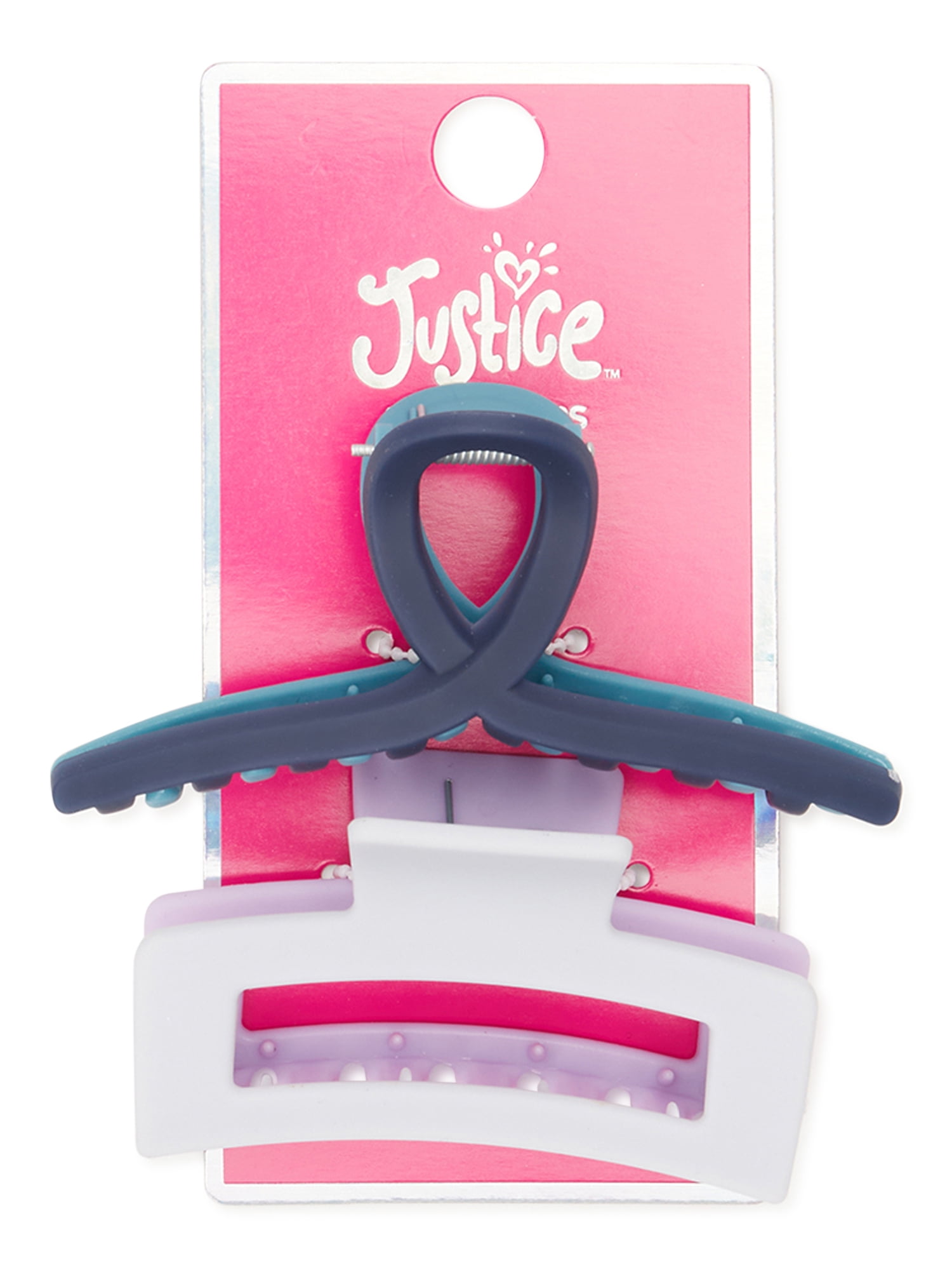 Justice Claw Clips, 2-Pack - Walmart.com