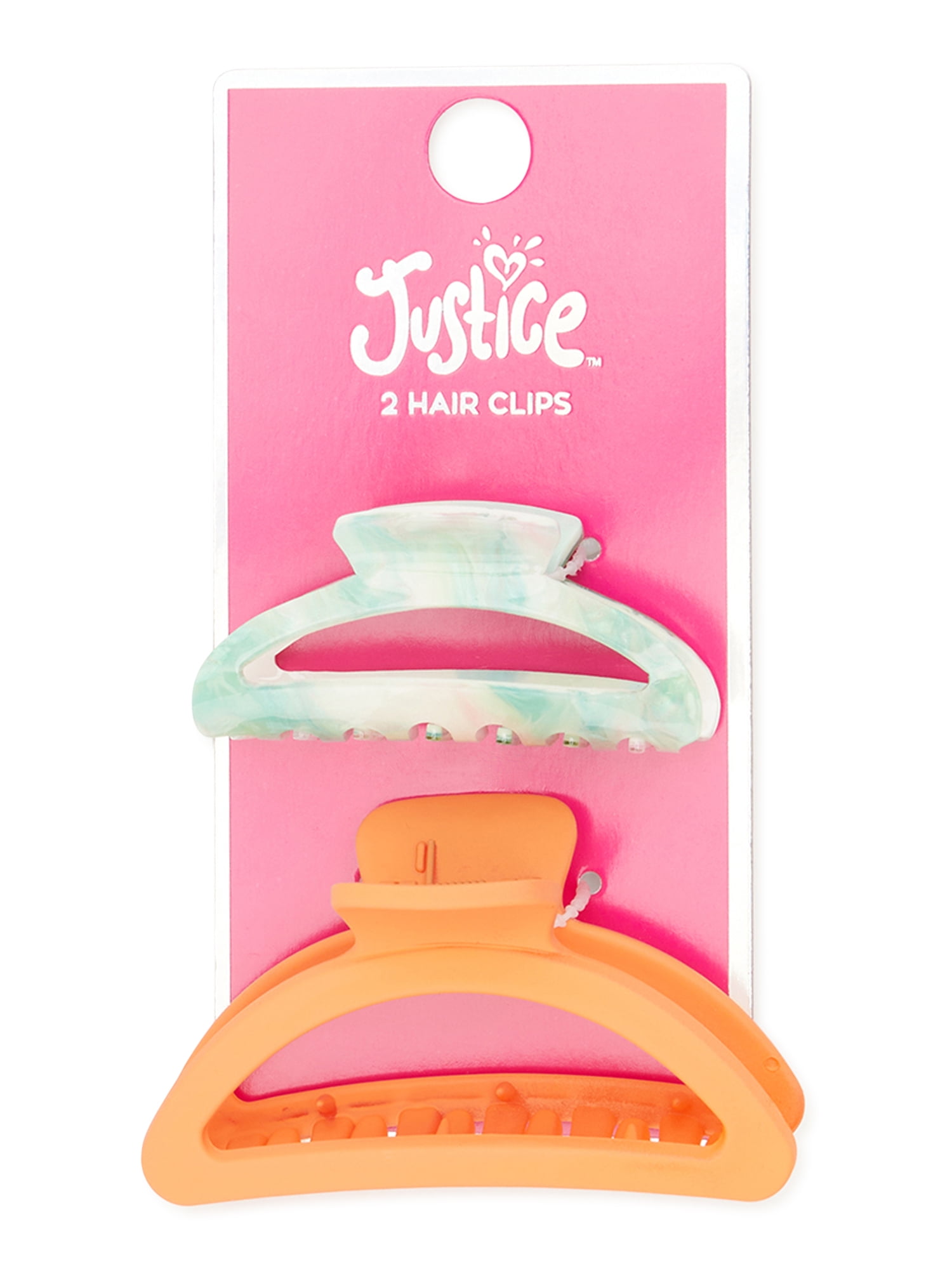 Justice Claw Clips Set, 2-Pack - Walmart.com