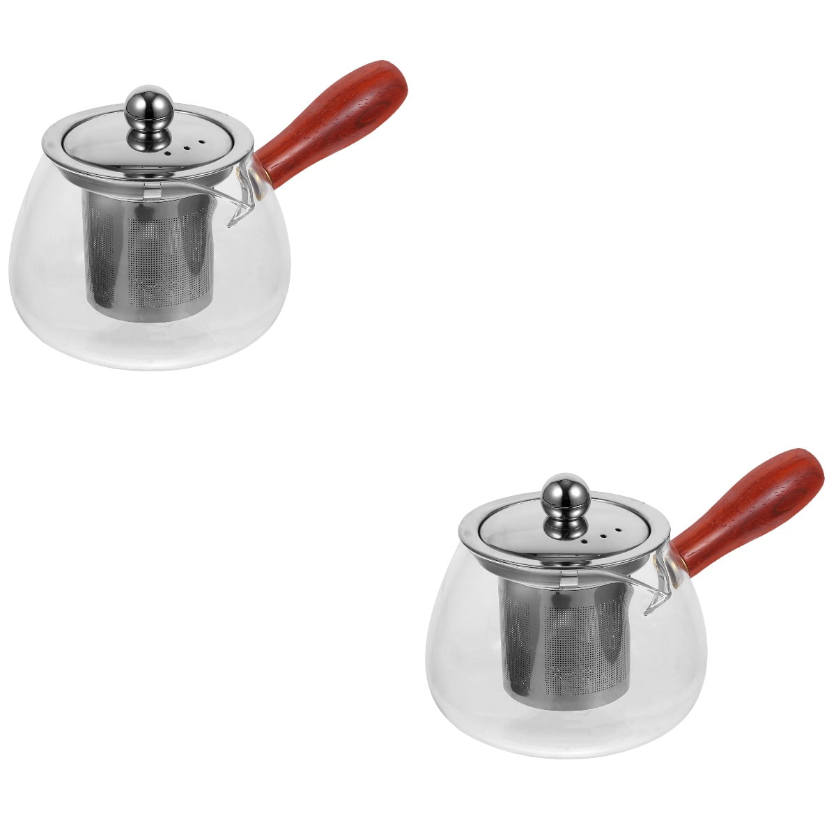 Justice Cup with Wooden Handle 2 PCS Loose Leaf Coffee Travel Glass ...