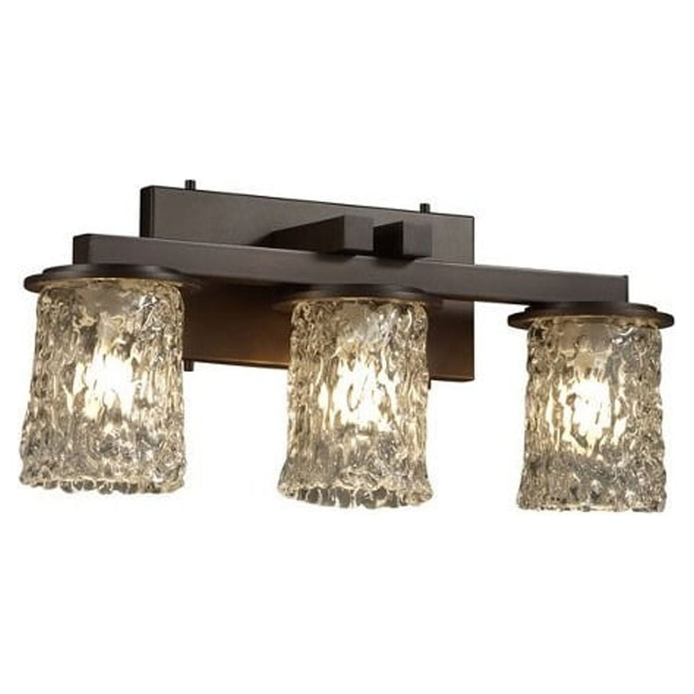 Justice Design GLA-8773-16-CLRT-NCKL-LED3-2100 Veneto Luce Dakota - 3 ...