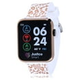 Justice Female Tween Smart Watch with Leopard Silicone Strap (JSE4210WM ...