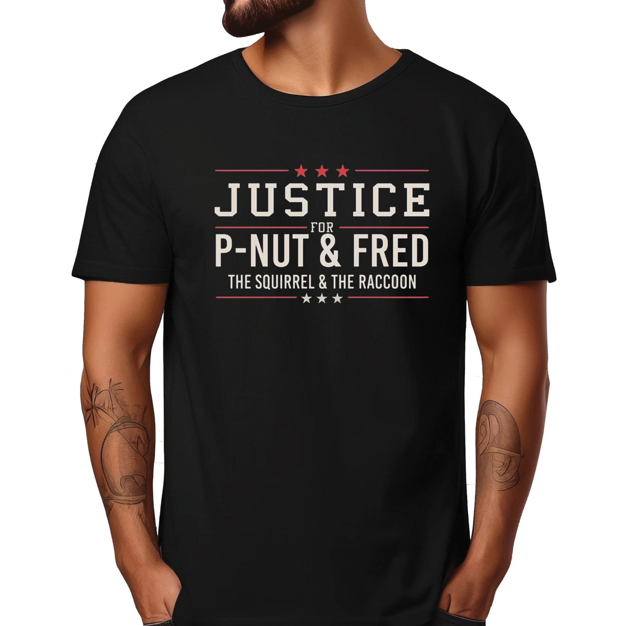 Justice For P-Nut The Squirrel and Fred The Raccoon Shirt - Walmart.com