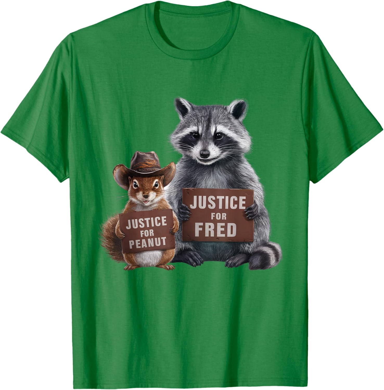 Justice For Peanut The Squirrel Justice For Fred The Raccoon T-Shirt ...