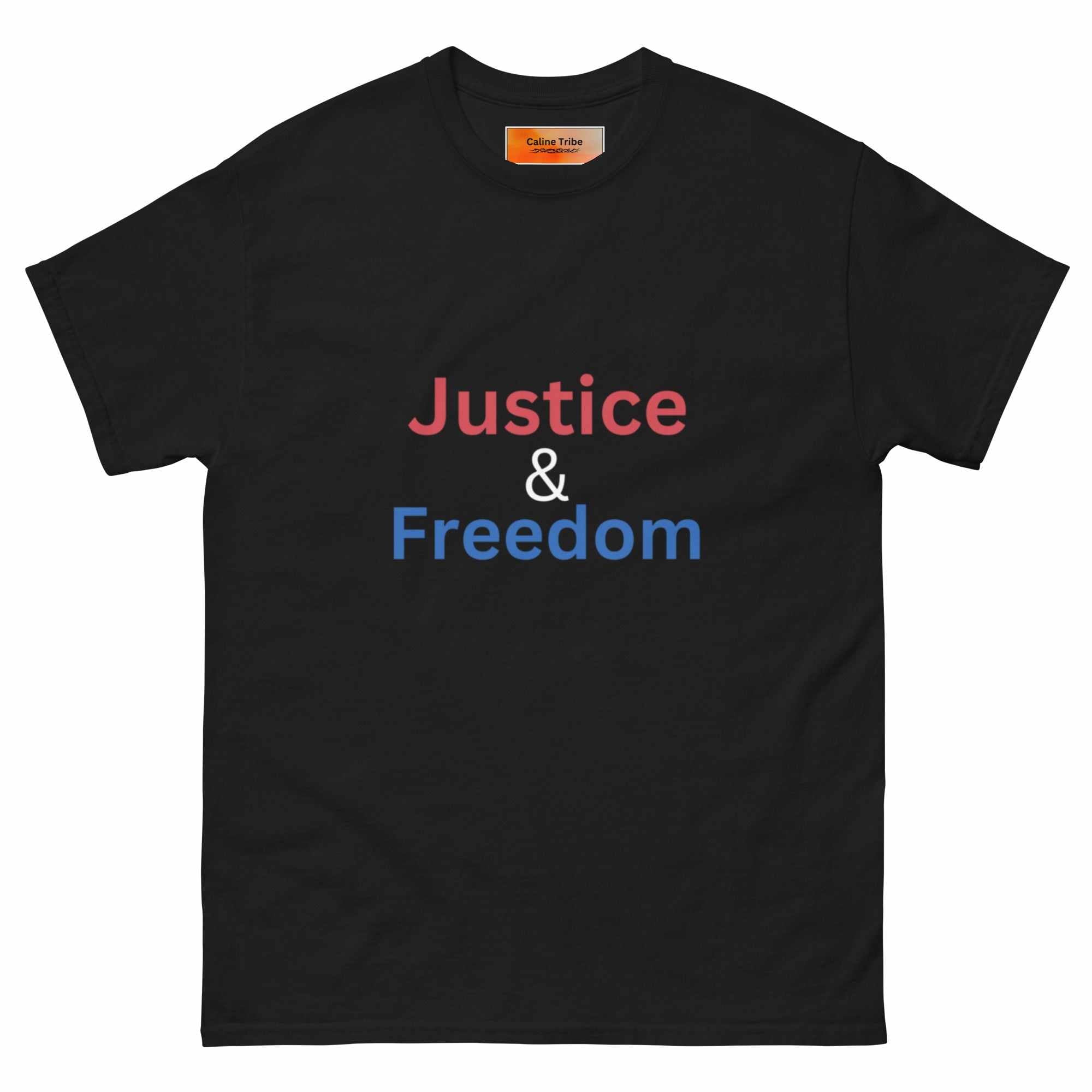 Unisex Graphic T-Shirt - Justice & Freedom | Bold, Everyday Street ...