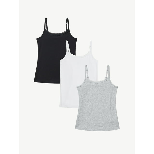 Justice Girls 3pk Lace Cami Sizes Xs Xl And Plus