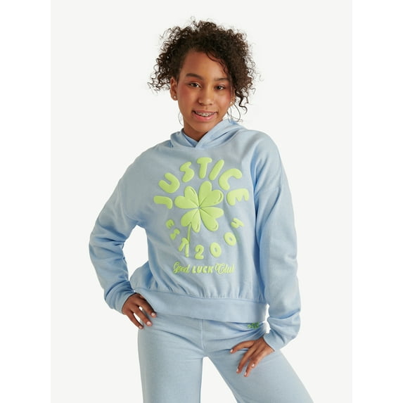 Justice Girl's EDF Active Hoodie, Sizes XS - XLP - Walmart.com