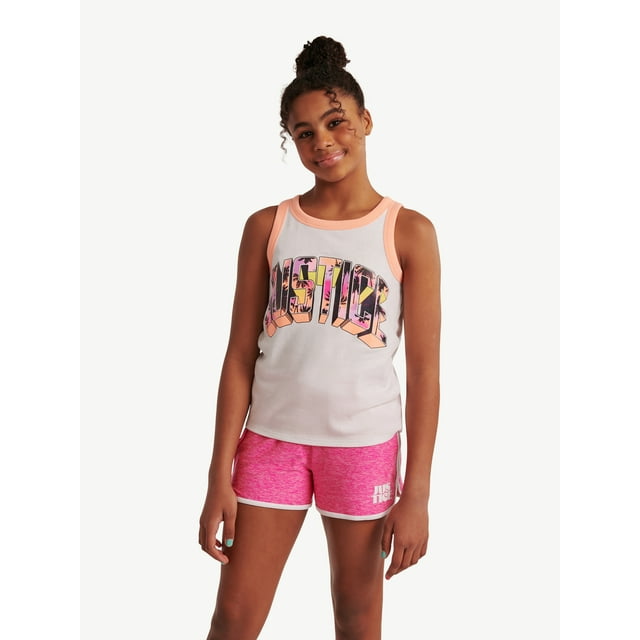 Justice Girl's Everyday Faves Ringer Tank, Sizes XS-XLP - Walmart.com Justice Girl's Everyday Faves Ringer Tank, Sizes XS-XLP - Walmart.com