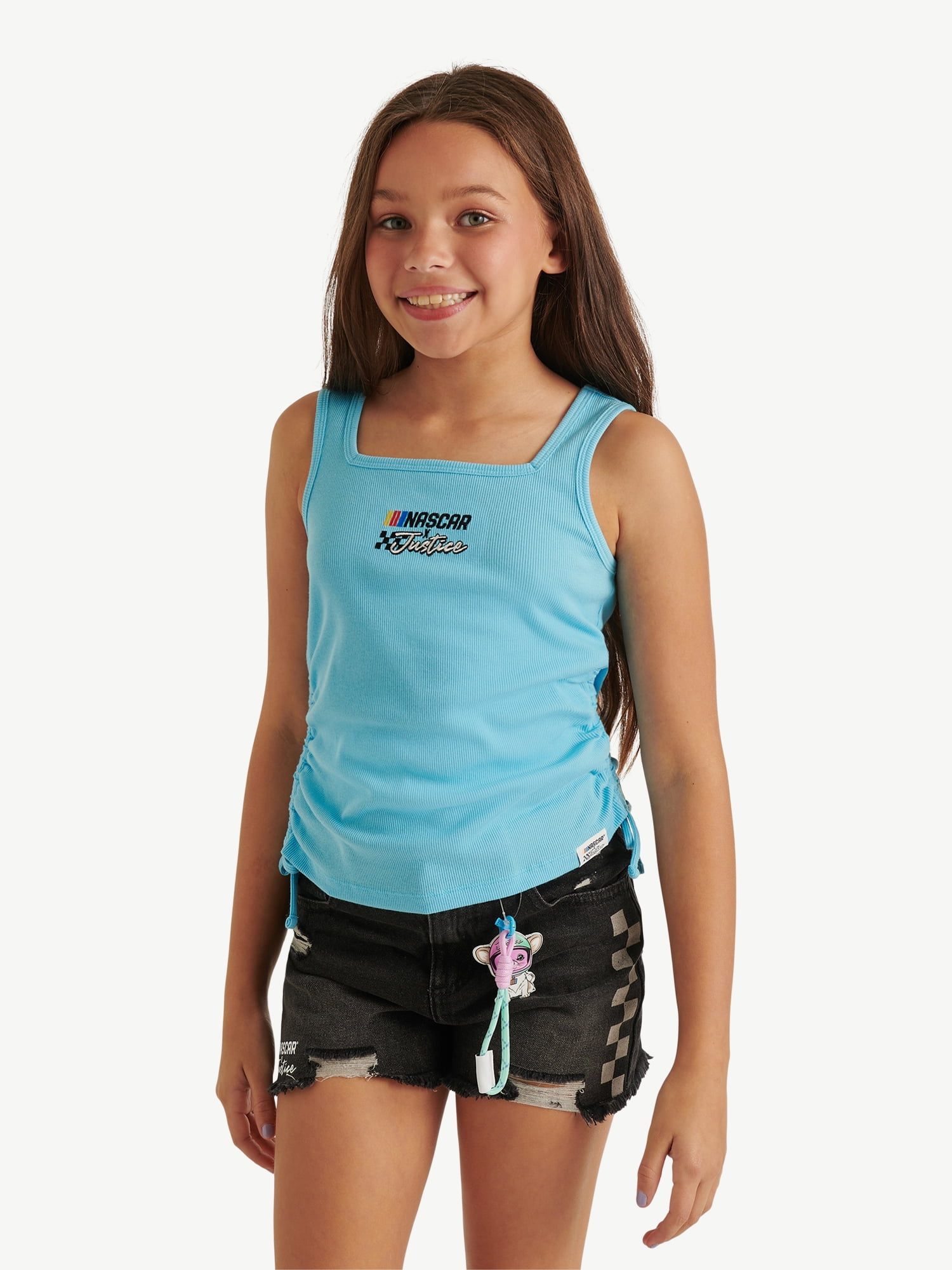 Justice Girl's NASCAR X Justice Collab Cinch Tank, Sizes XS - XLP ...