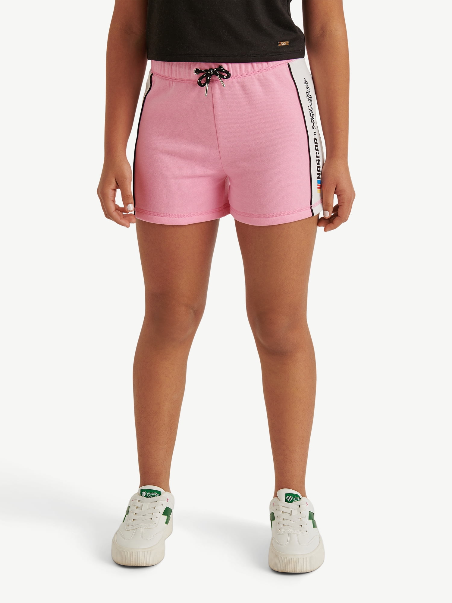 Justice Girl's NASCAR X Justice Collab Fleece Short, Sizes XS - XLP ...