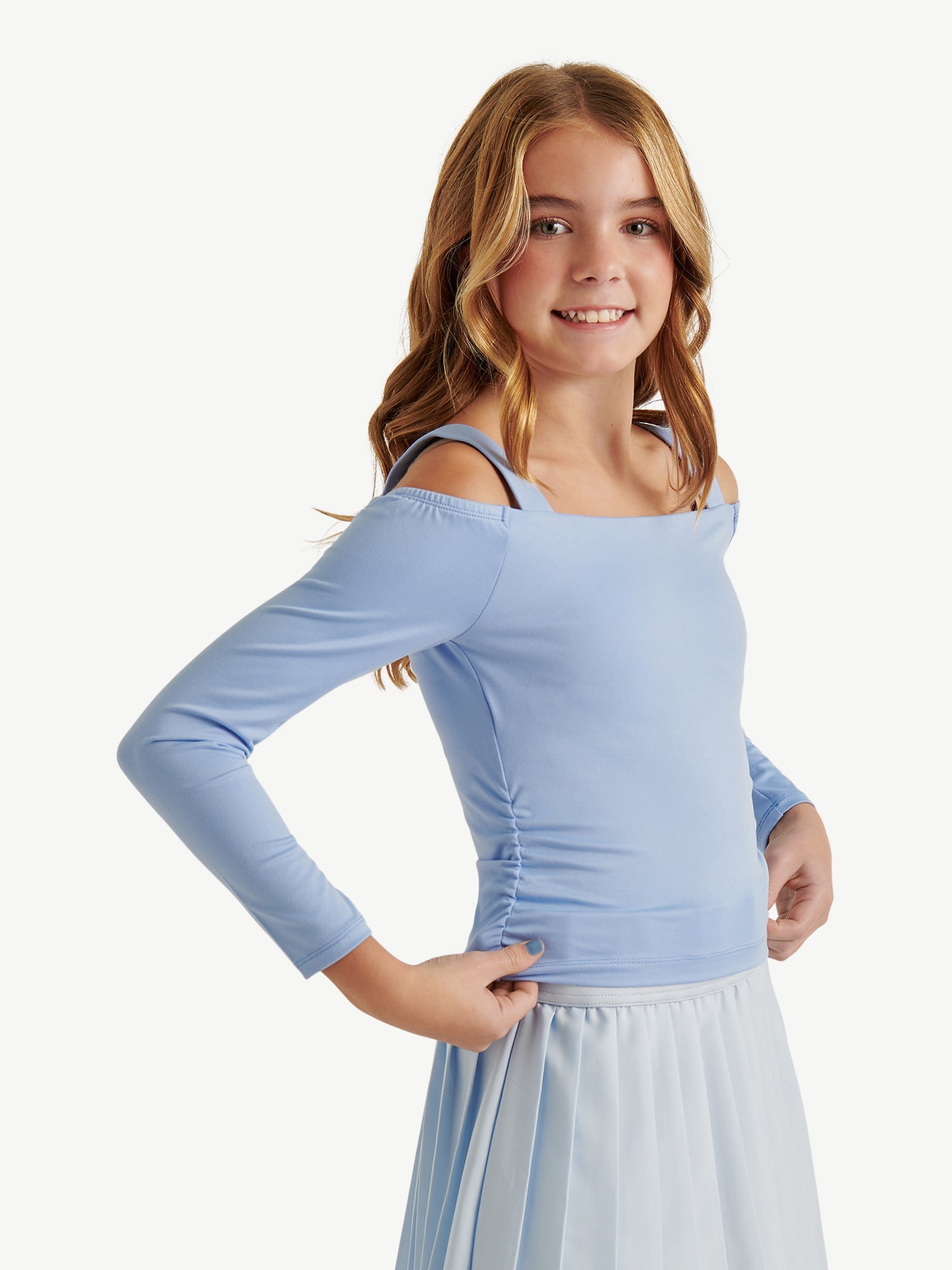 Justice Girl's Off the Shoulder Top, Sizes XS - XLP - Walmart.com