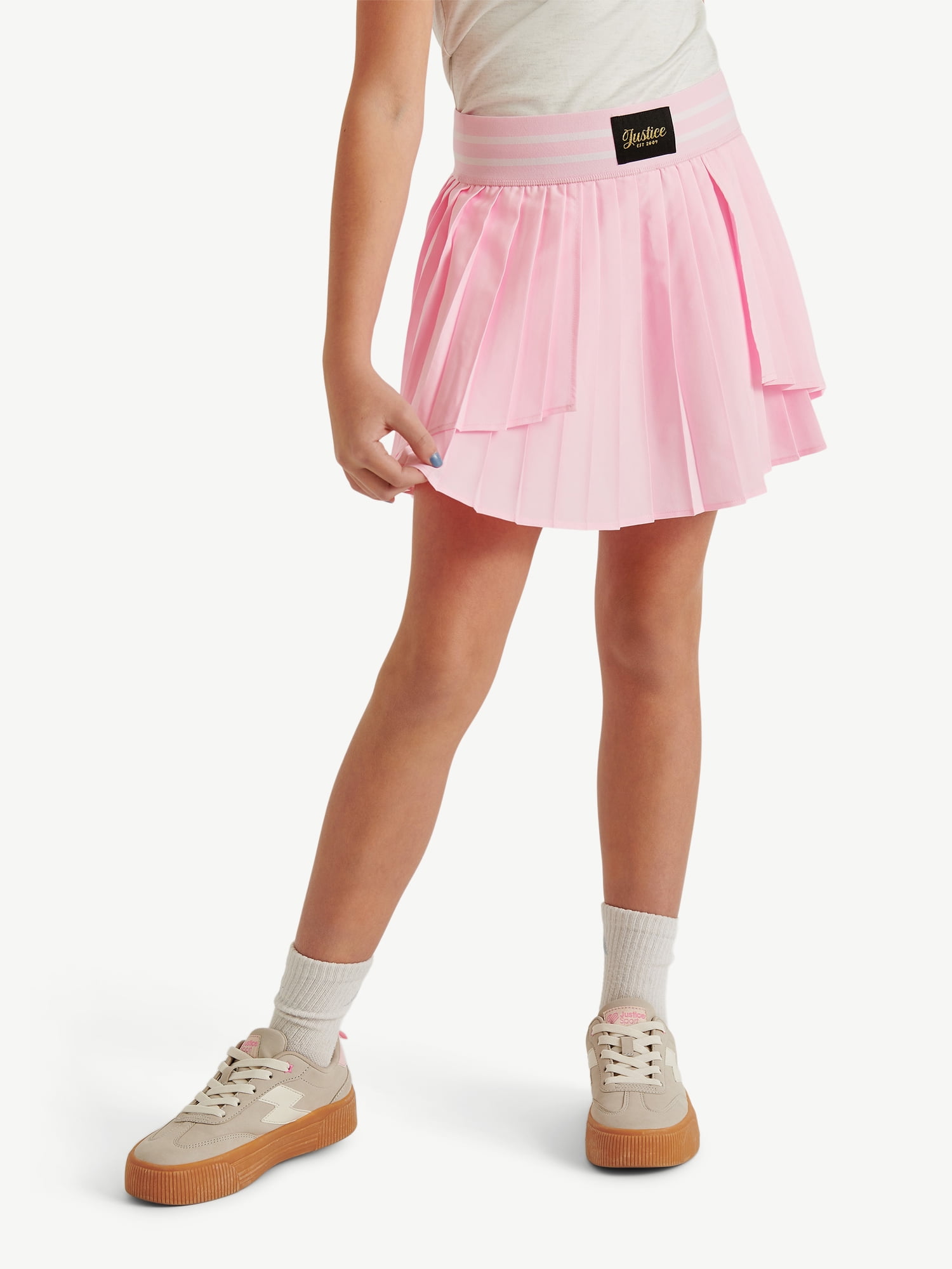 Justice Girl's Pleated Active Skirt, Sizes XS - XLP - Walmart.com