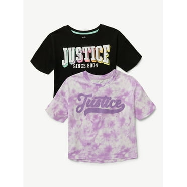Justice Girls Sequin Stripe T-Shirt, Sizes XS-XLP - Walmart.com