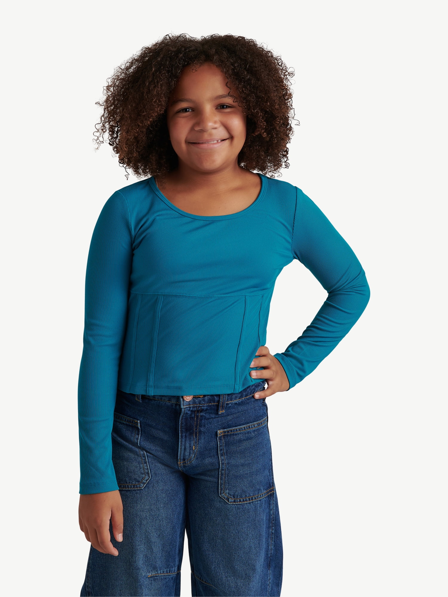 Justice Girls Base Layer Top, Sizes XS - XLP - Walmart.com