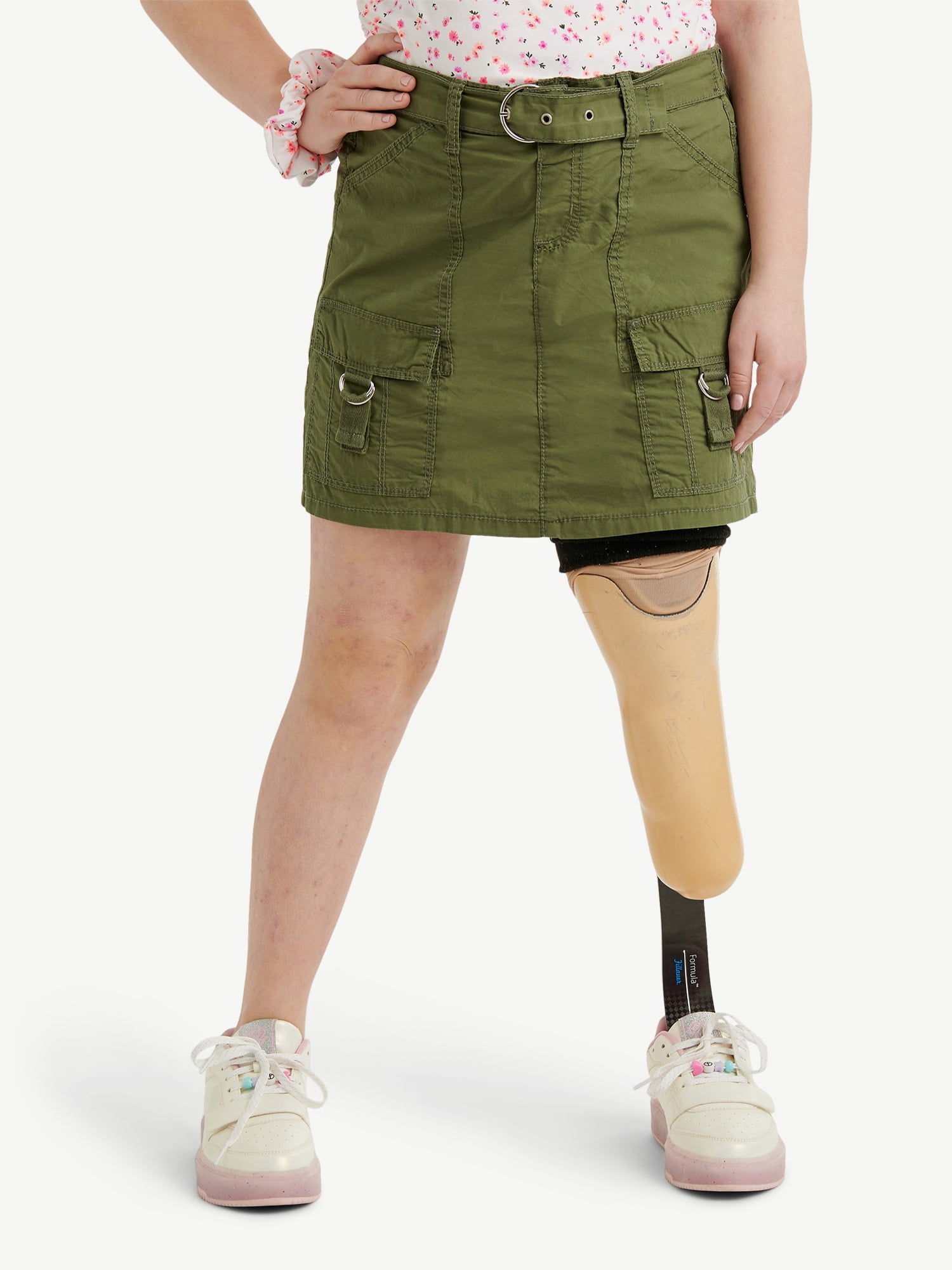 Justice Girls Cargo Skirt, Sizes 6-18, Slim & Plus - Walmart.com