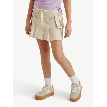 Justice Girls' Mesh Flutter Skirt with Built In Shorts, Sizes XS-XL ...