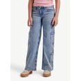 Justice Girls Cargo Wide Leg Jeans, Sizes 6-18, Slim & Plus - Walmart.com