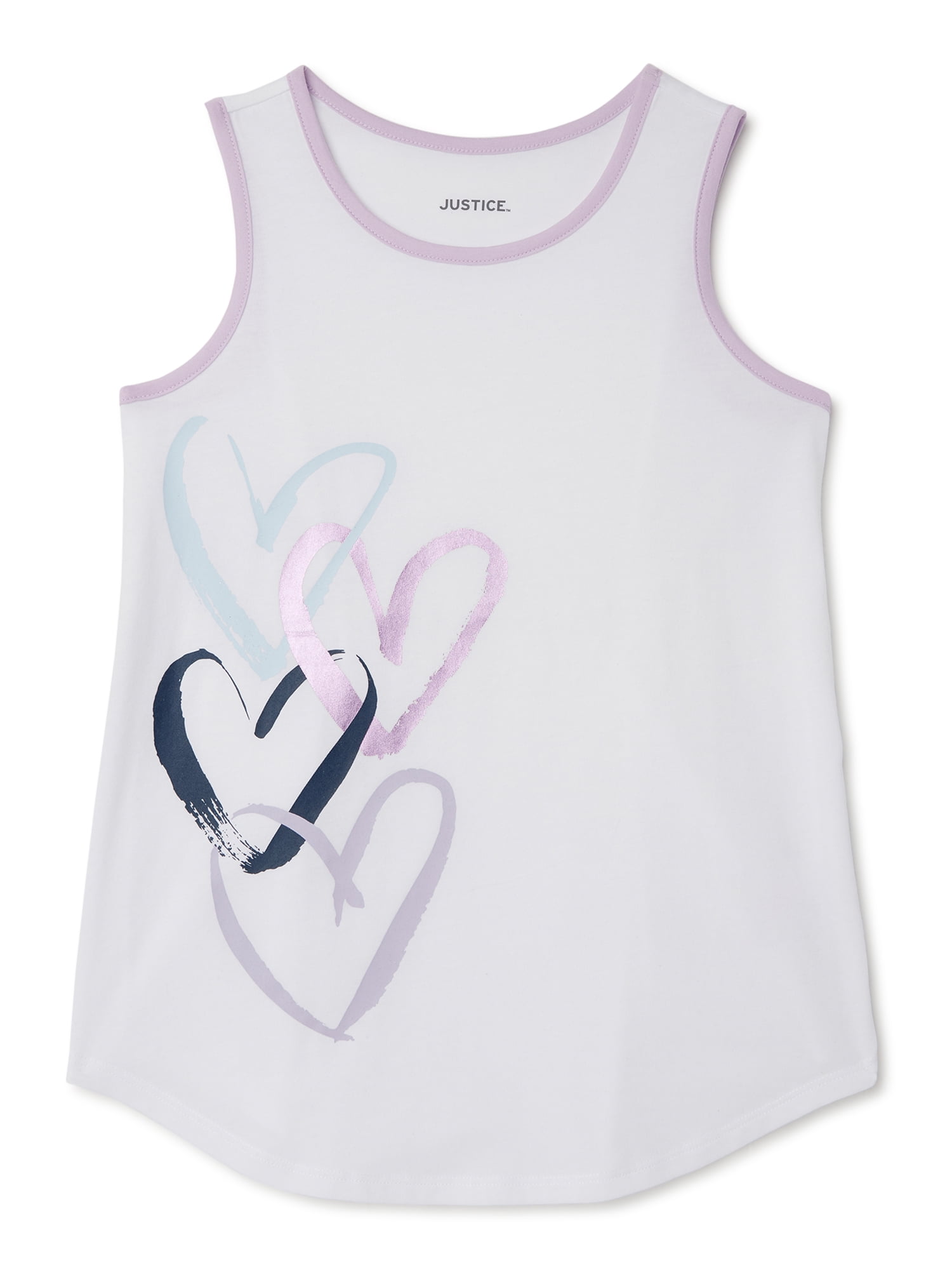 Justice Girls Colorblock Graphic Active T-Shirt, Sizes 5-18 & Plus ...