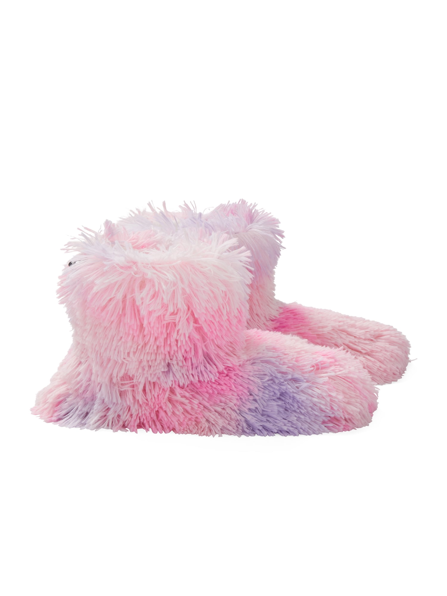 Justice Girls Cozy Fuzzy Slipper Socks, 1-Pack, Sizes S/M & M/L ...