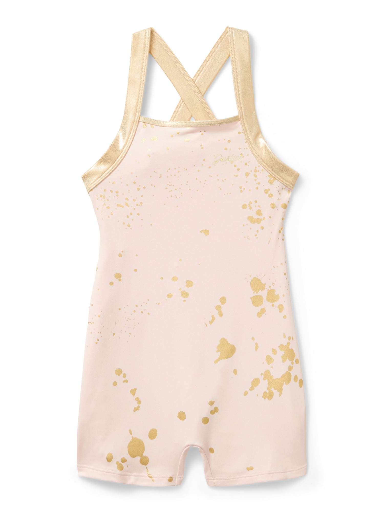 Justice Girls Dance and Gymnastics Biketard with Scrunchie, Sizes XS-XL ...