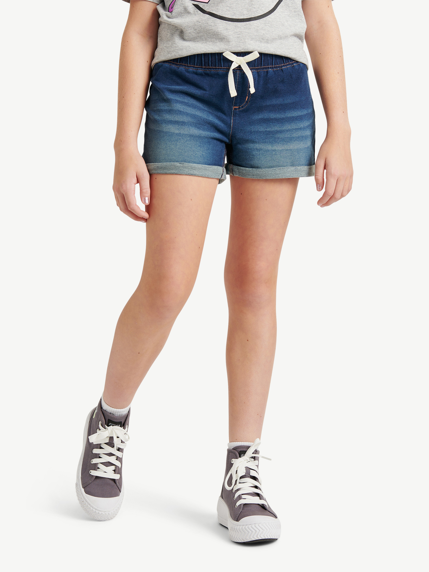 Squeeze Girl’s Butterfly Embroidered Denim Shorts, Sizes 4-6X - Walmart.com
