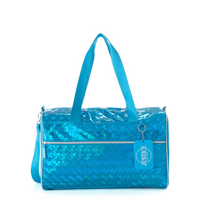 Justice Girls Double Handle Duffel Bag with Removable Shoulder Strap ...