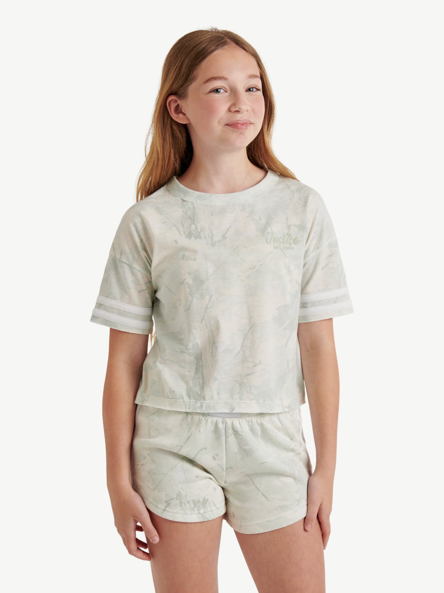 Justice Girls EDF Short Sleeve Tee, Sizes XS - XLP - Walmart.com