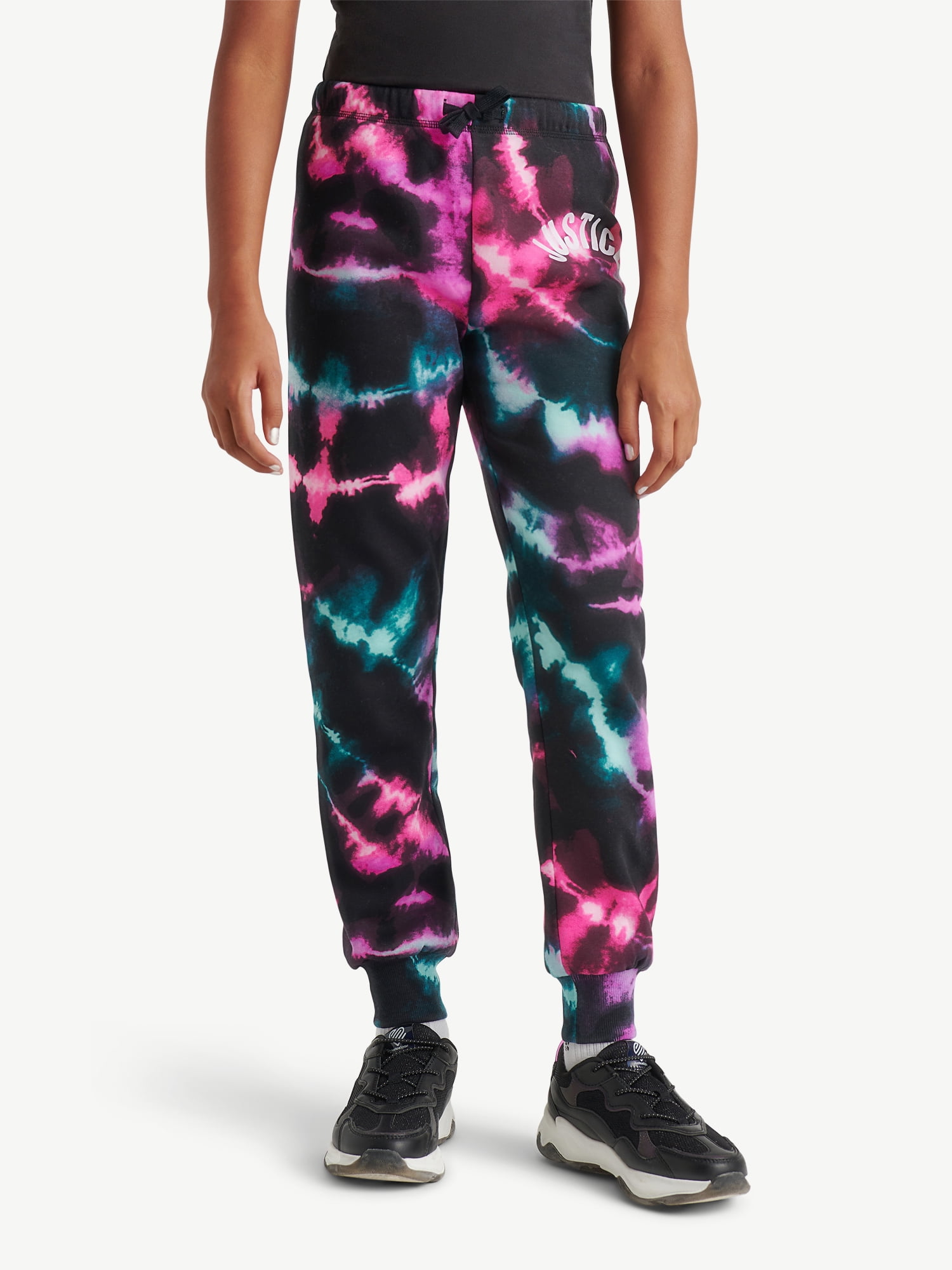 Justice Girls EDF Jogger - Cozy Fleece Sweatpants - Walmart.com
