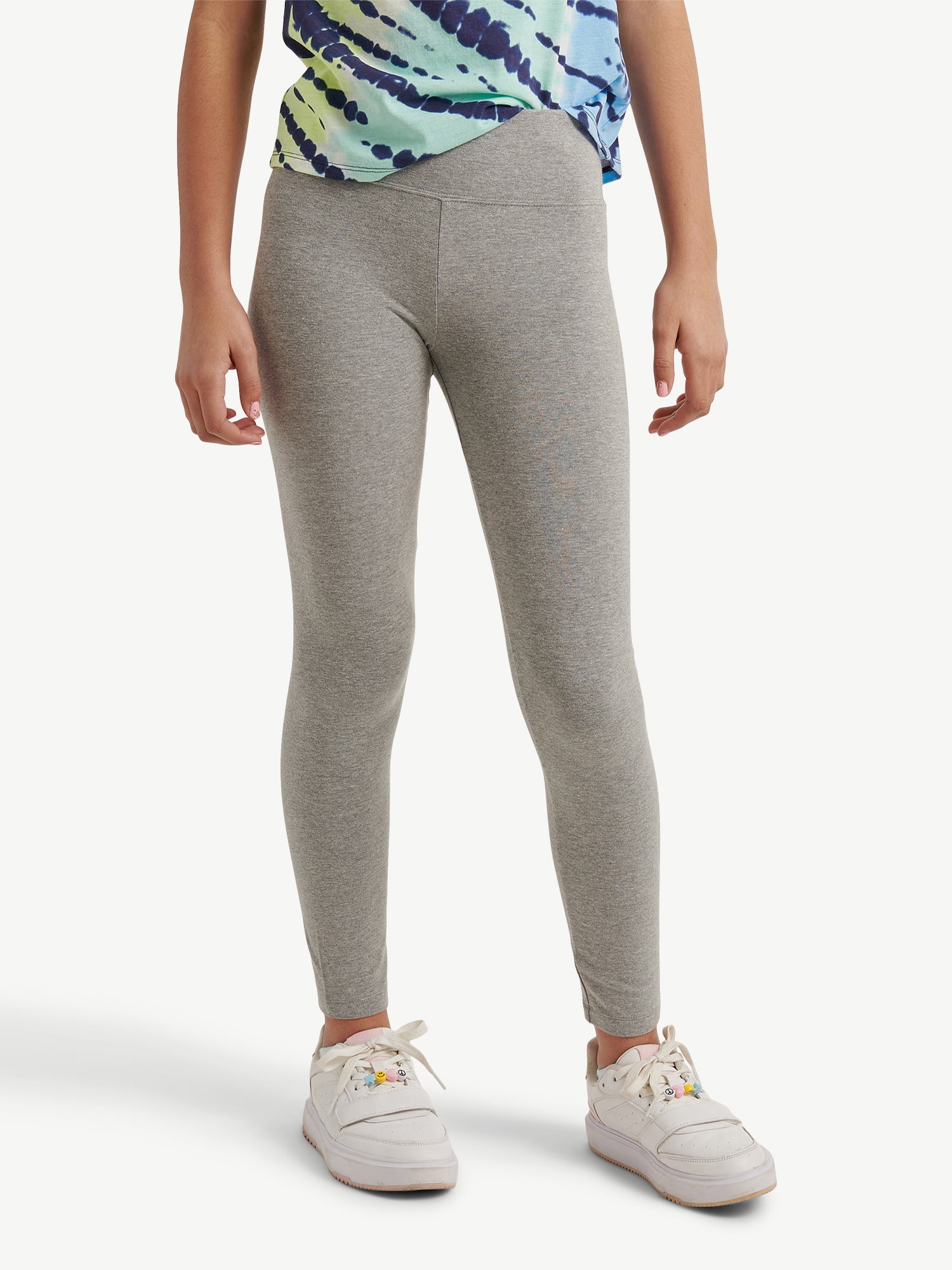 Justice Girls Everyday Faves Core Full Length Leggings, Sizes XS-XLP ...