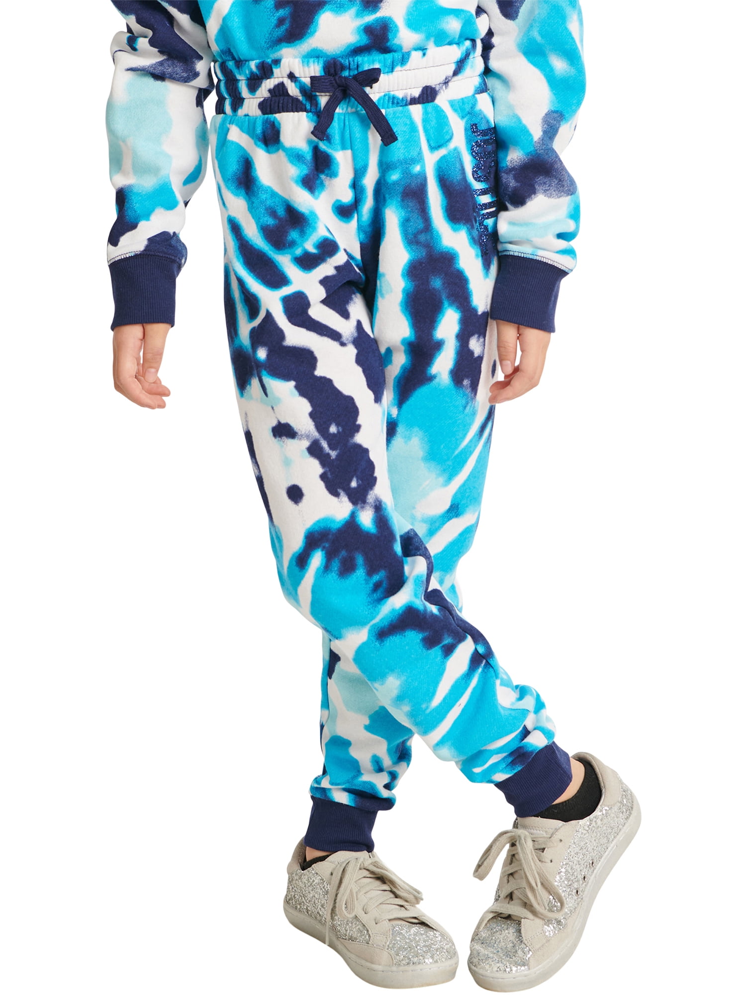 Justice Girls Everyday Faves Fleece Tie Dye Joggers, Sizes XS-XLP ...